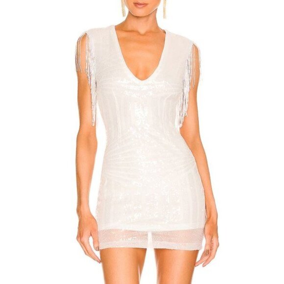 superdown | Dresses | Nwt Superdown Carly Fringe Sequin Nye Holiday ...